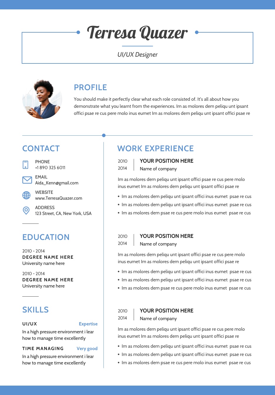 CV Templates - CV Simply