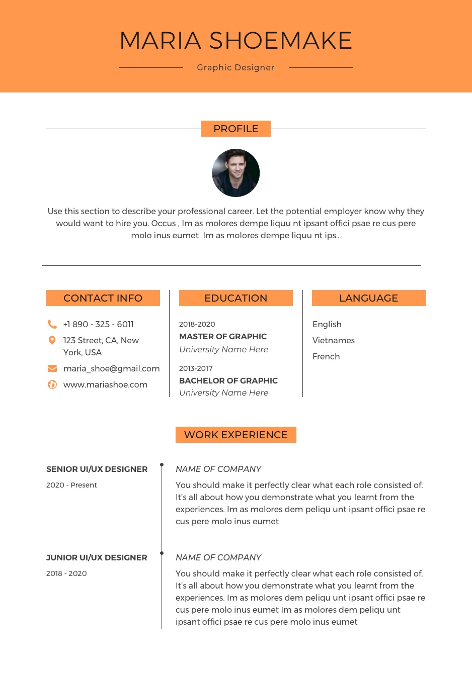 CV Templates - CV Simply