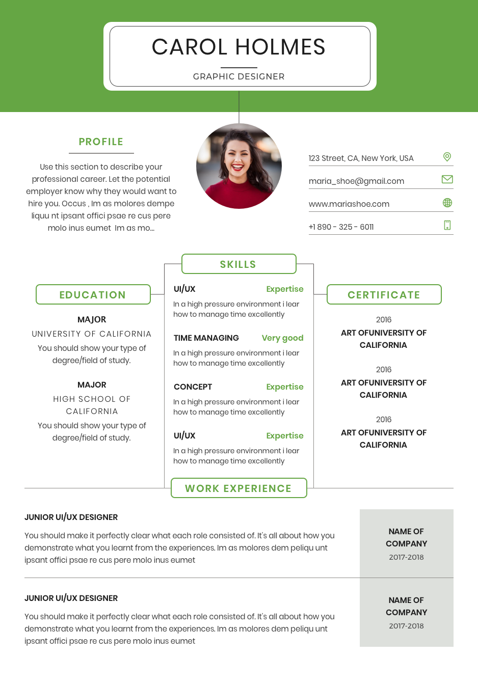 CV Templates - CV Simply