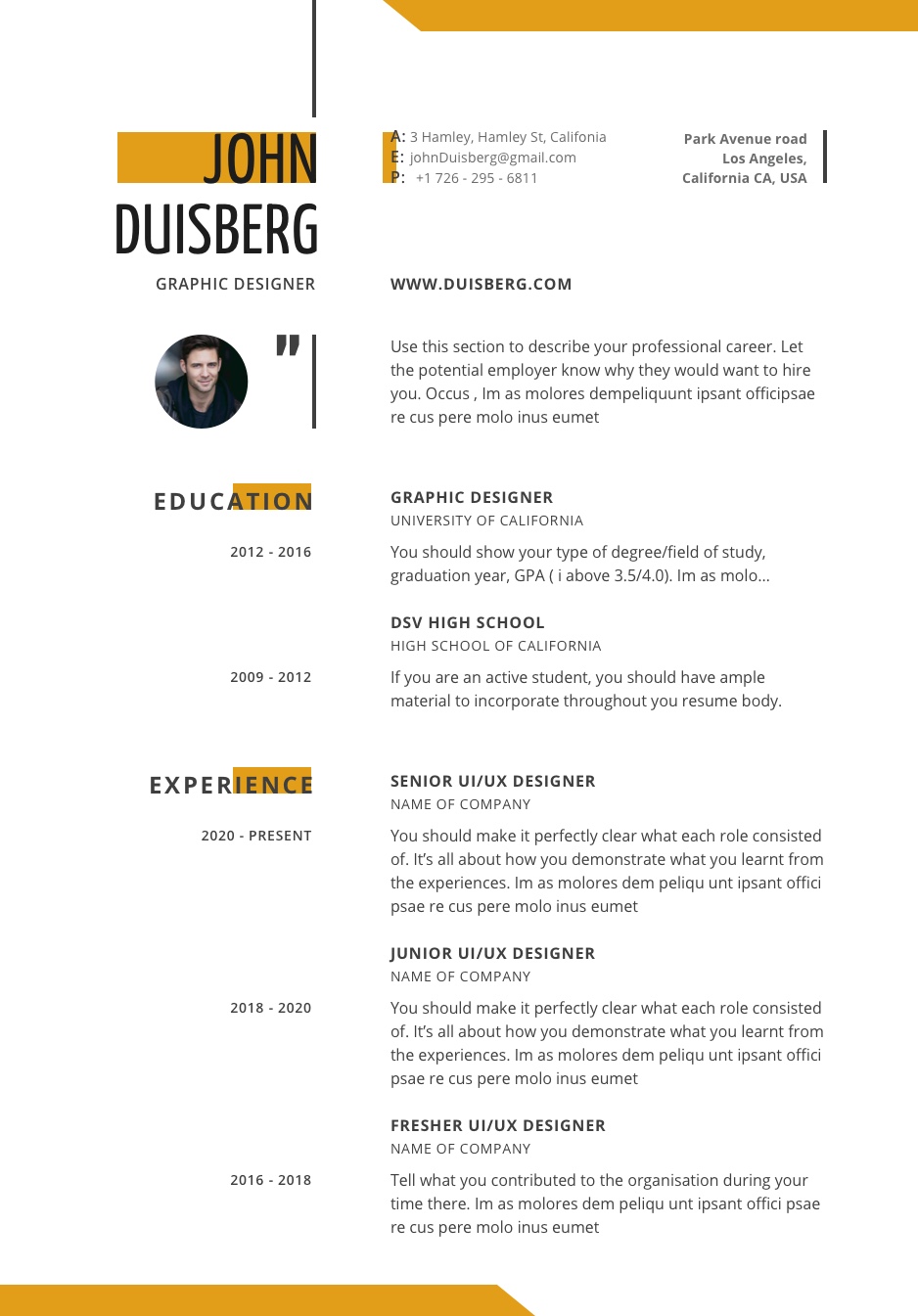 CV Templates - CV Simply