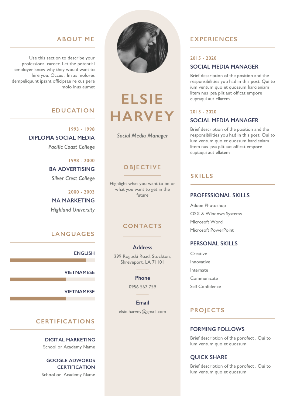 CV Templates - CV Simply